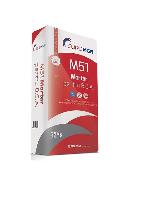 Mortar pentru BCA - M51, 25 kg - Monplast