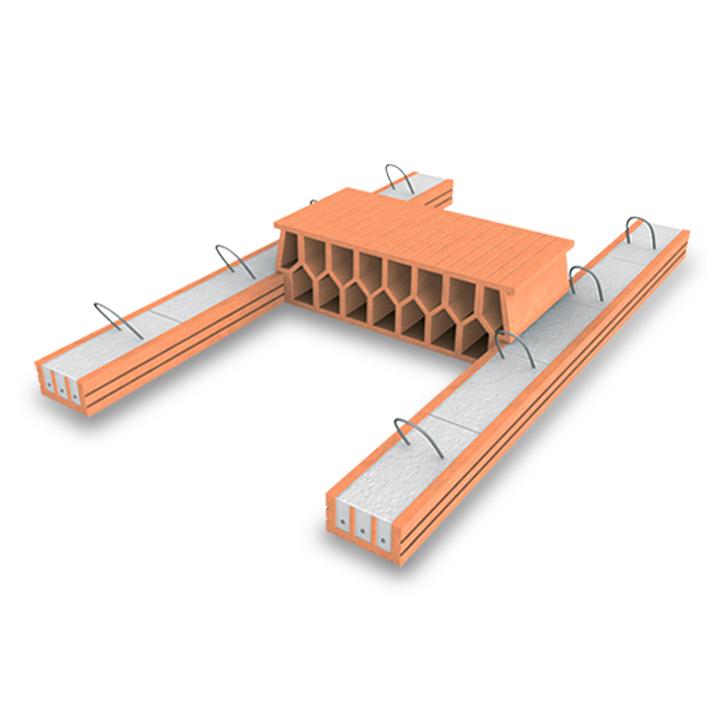 Grinzi precomprimate Porotherm pentru plansee - Monplast