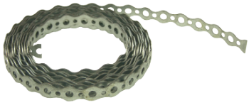 Banda perforata din otel zincat, 12x0.9 mm - Monplast