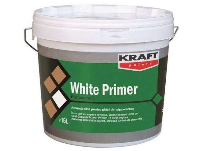 Amorsa alba pentru placi de gips carton, interior si exterior, White ...