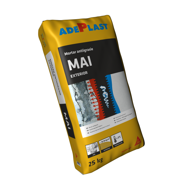 Mortar antiigrasie MAI, 25 kg - Monplast