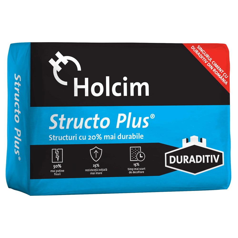 Ciment zidarie Structo Plus, 40 kg - Monplast