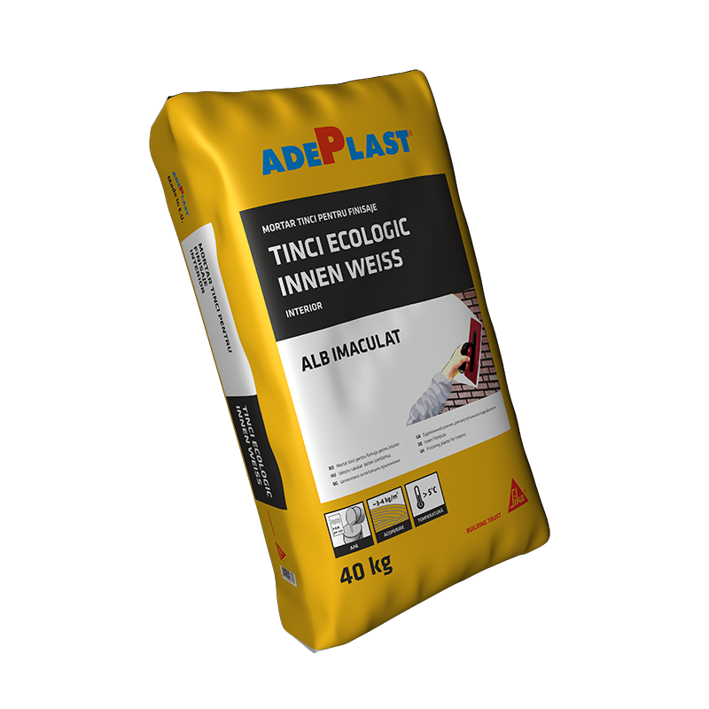 Tinci ecologic Innen Weiss interior, alb imaculat , 40 kg - Monplast
