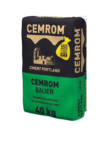 Ciment portland Cemrom Bauer, 40 kg - Monplast