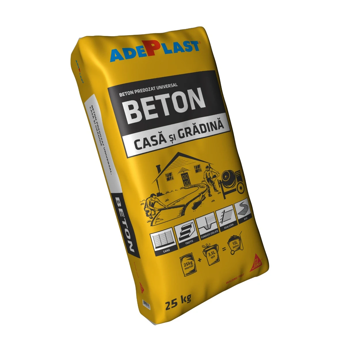 Beton predozat universal, interior si exterior, 25 kg - Monplast