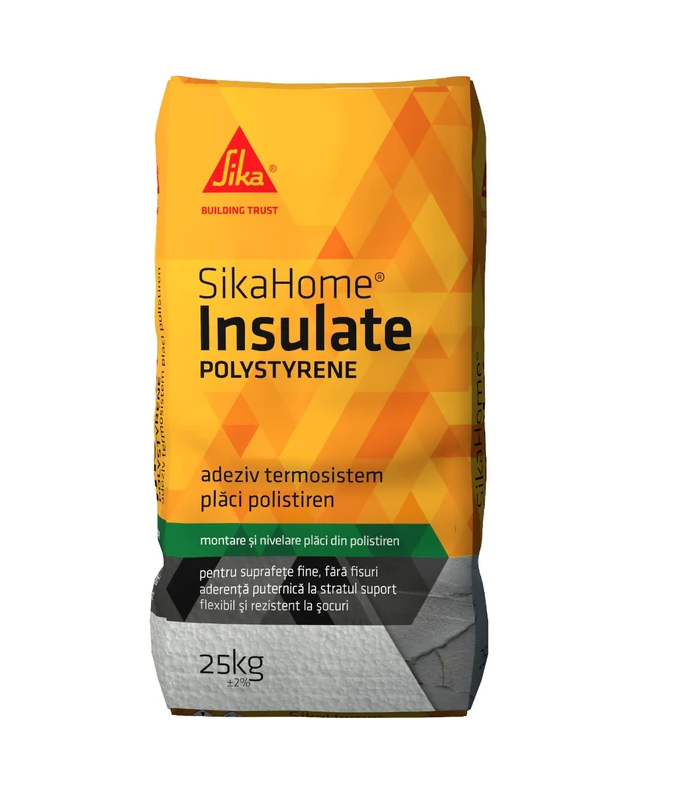 Adeziv termosistem SikaHome pentru polistiren expandat si extrudat, 25 kg - Monplast